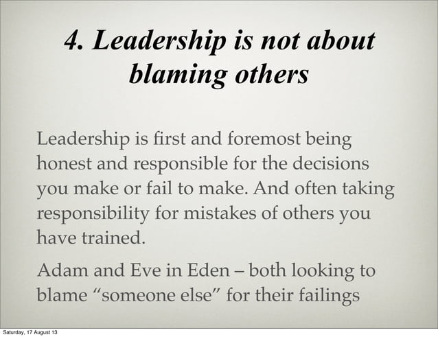 The Bridge: Leadership character | PPT