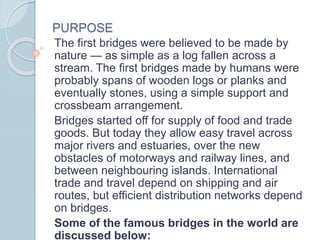 Bridges in the world | PPTX