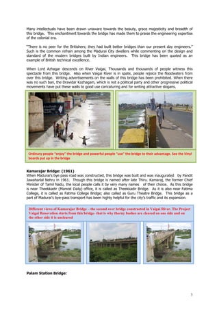 Bridges in Vaigai River | PDF