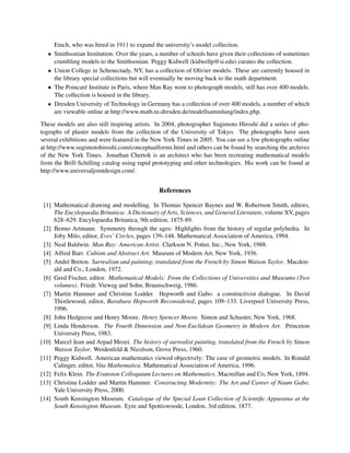 Mathematical Models and Modern Art | PDF