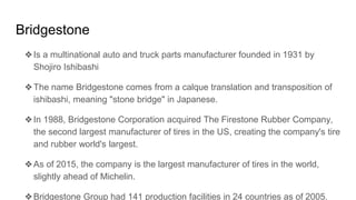Bridgestone | PPT