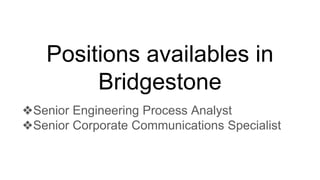 Bridgestone | PPTX