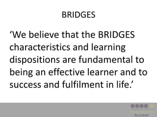 Designing an impact curriculum | BRIDGES | A framework for building ...
