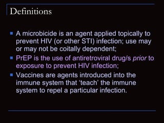 Biomedical HIV prevention | PPT