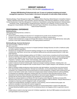 Bridget Haraslic Resume May 2020 | PDF
