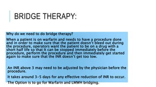 Bridge therapy | PPTX