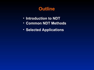 Bridge NDT Presentation | PPT