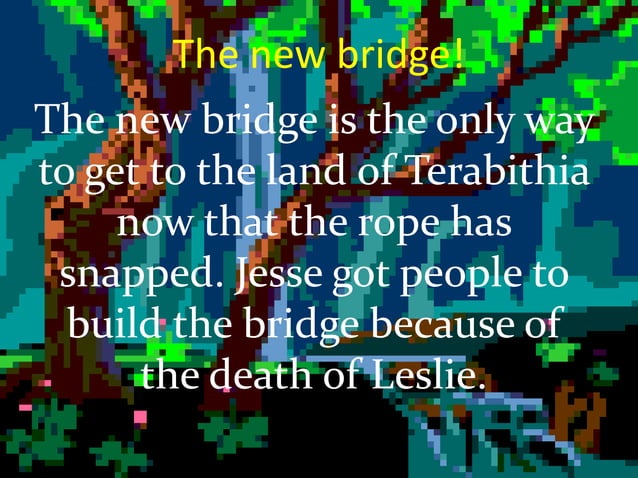 Bridge to terabithia powerpoint | PPTX