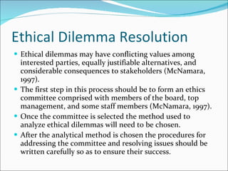 Ethics Management Presentation | PPT