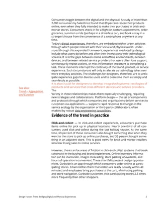 Bridging Digital and Physical Experiences | Design Futures Trend | PDF