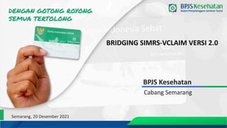 Cara Bridging SIMRS dengan Vclaim BPJS Kesehatan | PDF