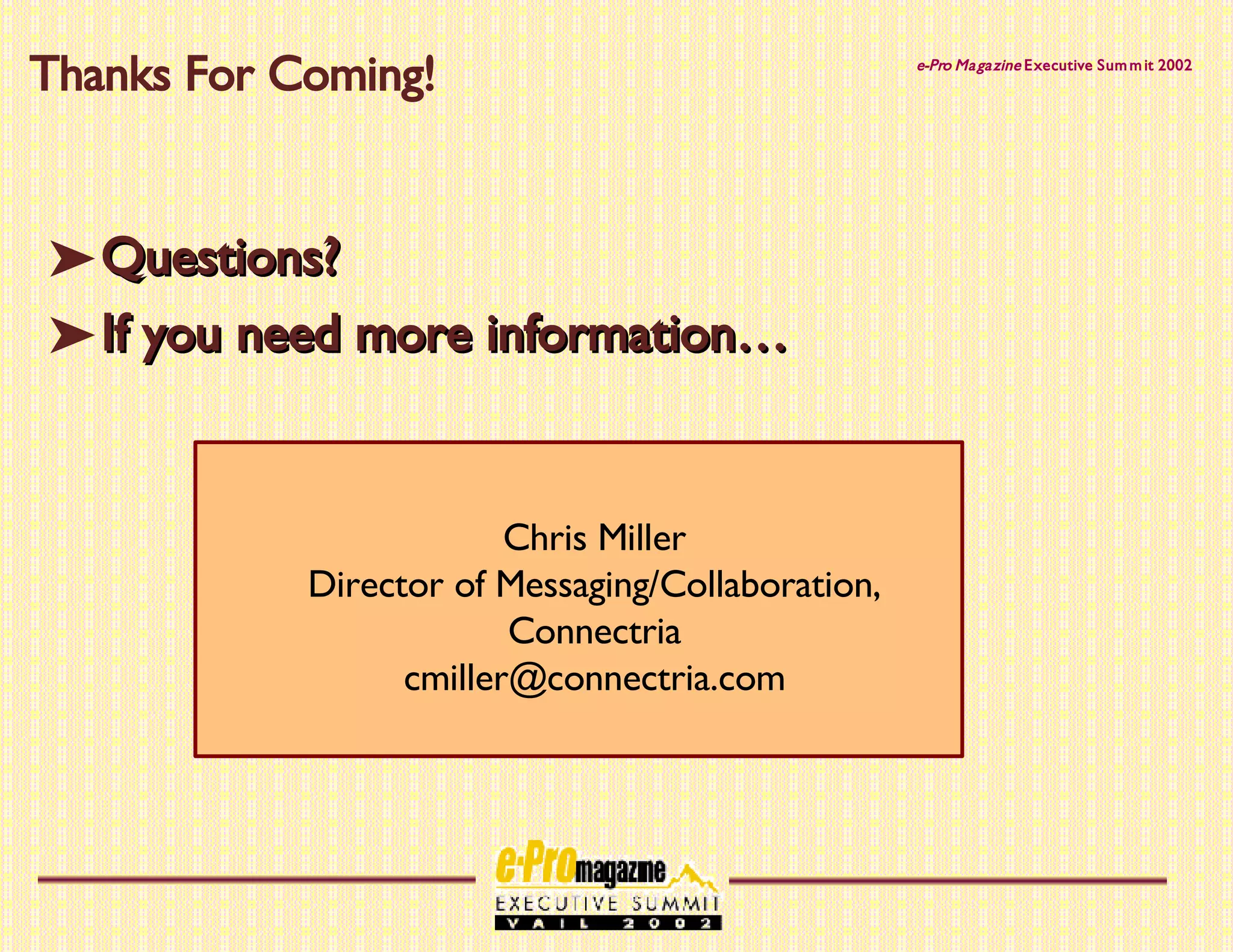 Bridging the Centralized Gap - centralizing IT staffs | PPT