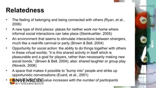 Bridging The Gap: Virtual Worlds as a Platform for Knowledge Transfer | PPT