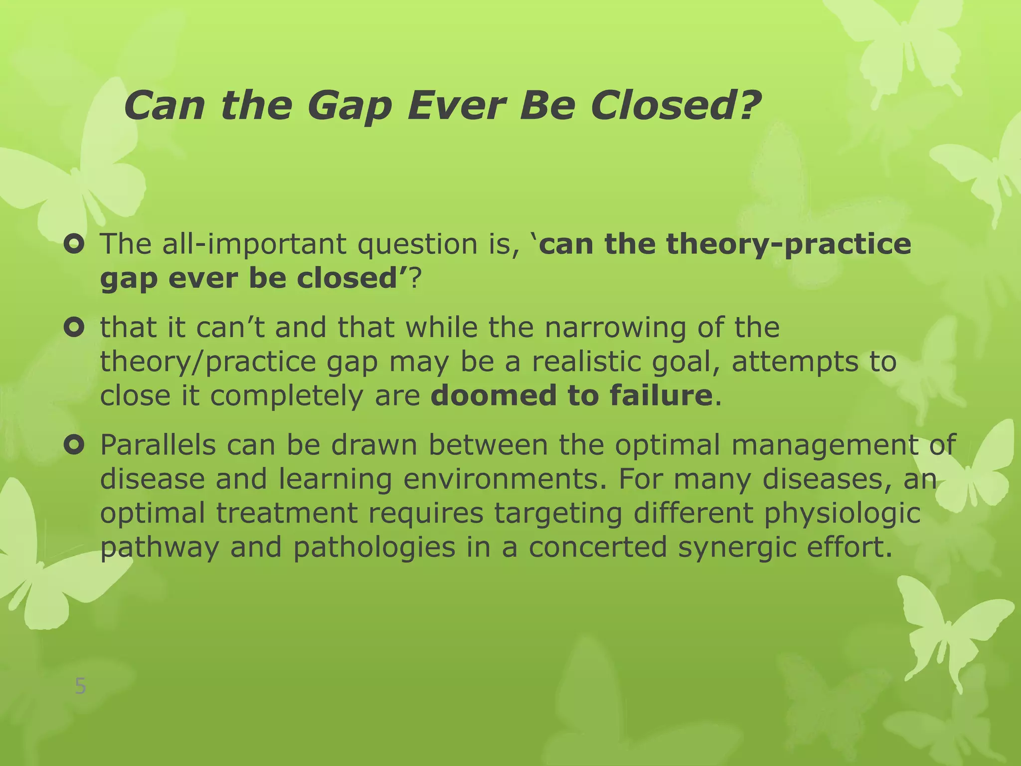 Bridging gap between theory & practice in pharmacology | PPT