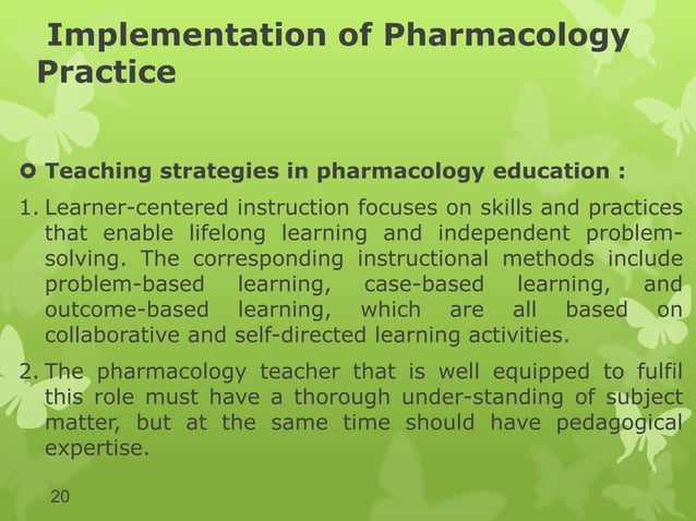 Bridging gap between theory & practice in pharmacology | PPT