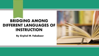 Bridging language 6 | PPTX