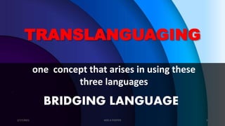 Bridging language 6 | PPTX