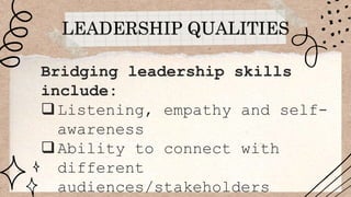 BRIDGING LEADERSHIP.ppt
