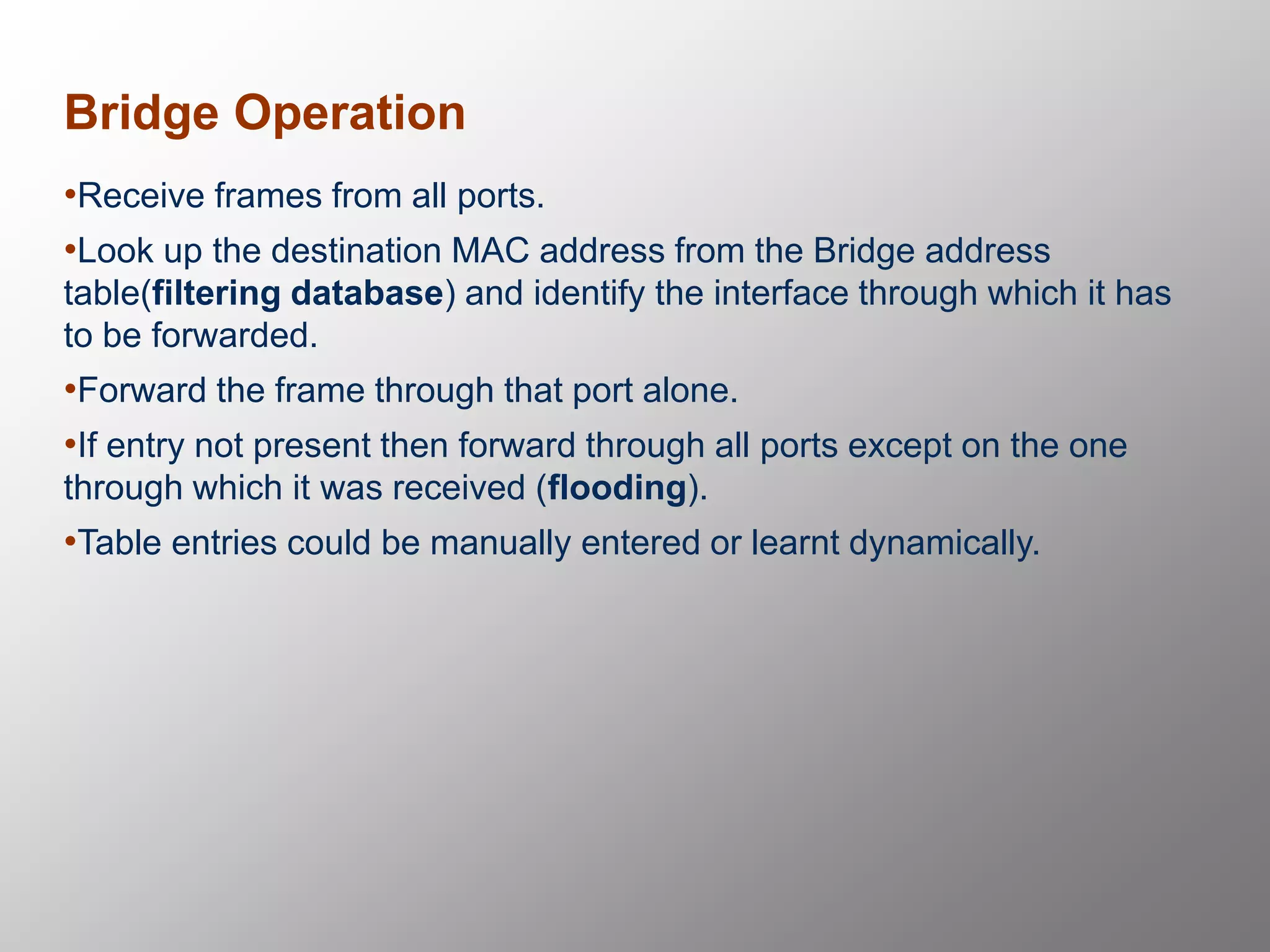 Bridging ppt | PPTX