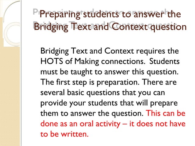 Bridging text and context | PPT