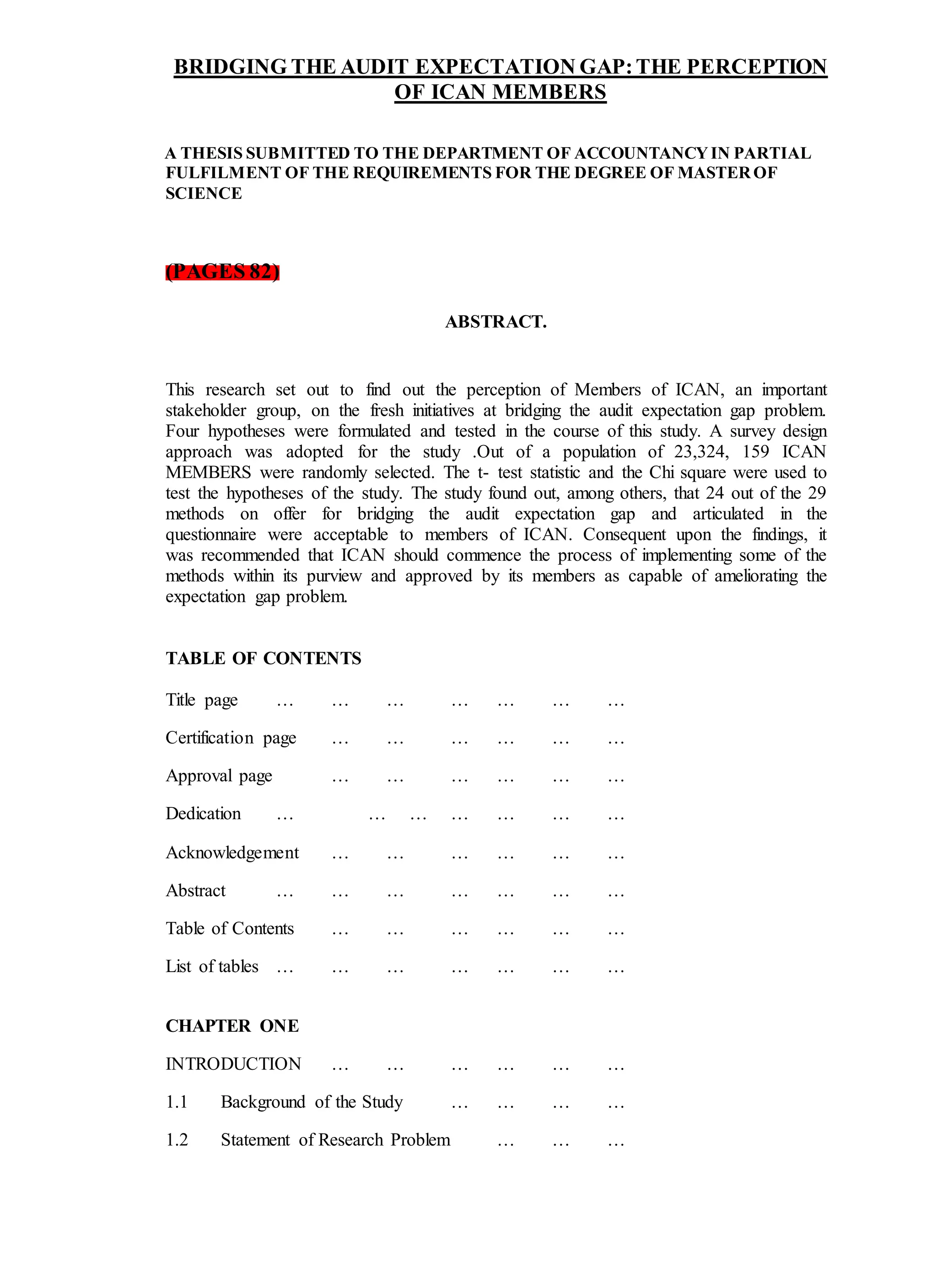 Bridging the audit expectation gap | DOCX