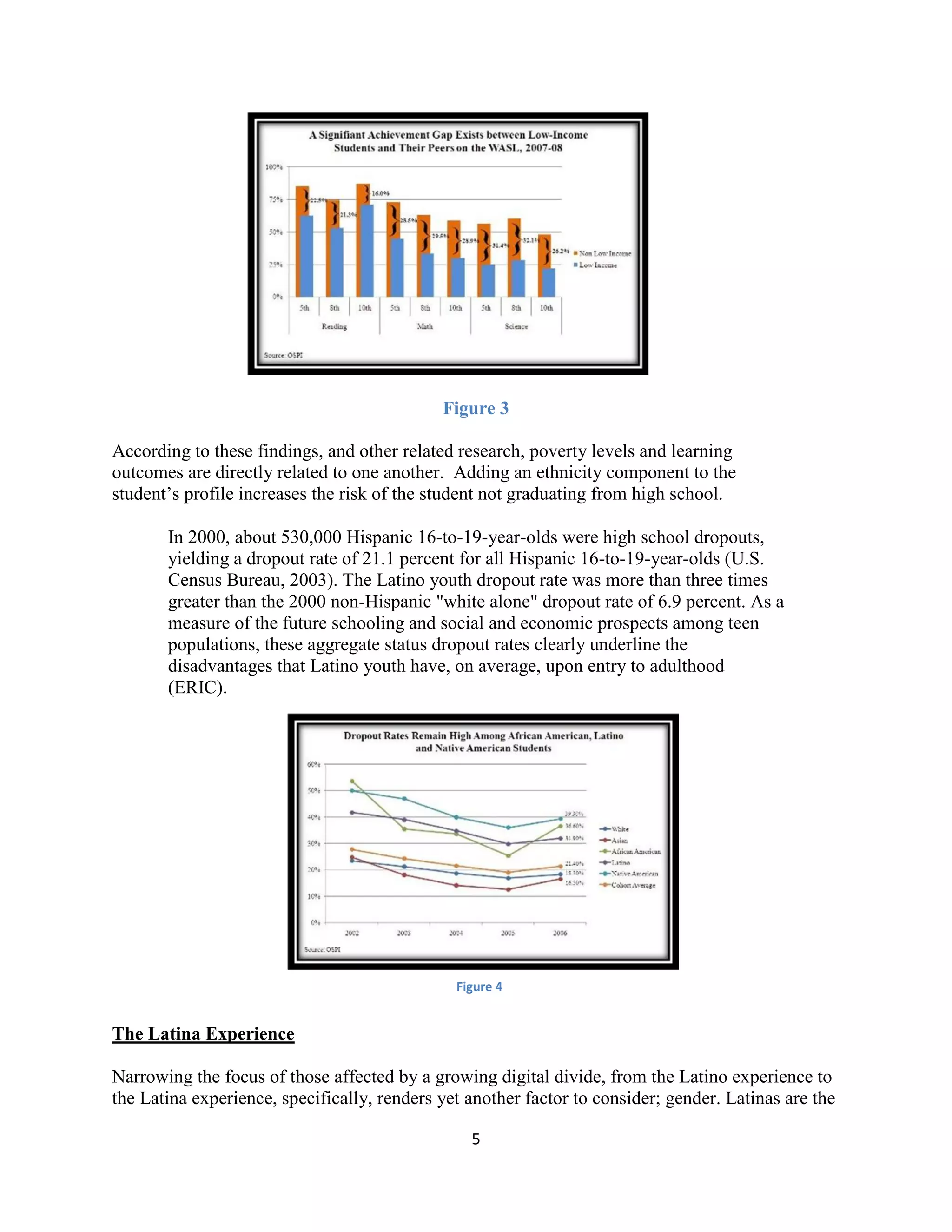 Bridging The Digital Divide For Latina Girls Analysis (Doc) | PDF ...