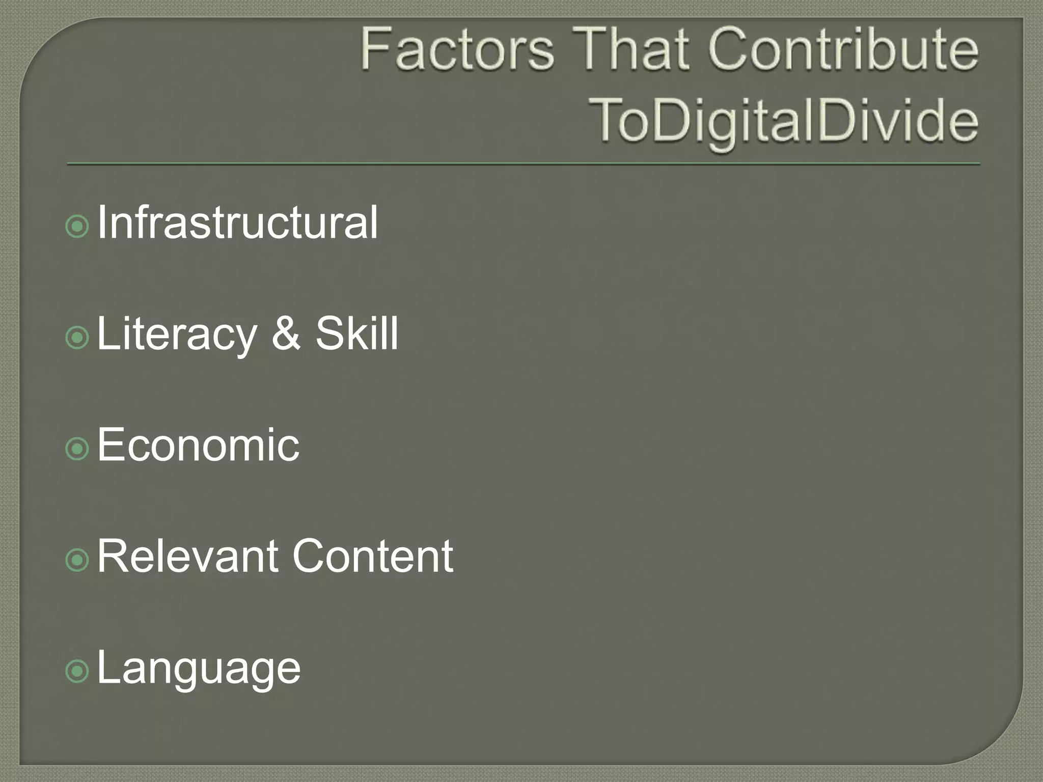 Bridging the digital divide in india:: Issue and Challenge | PPTX