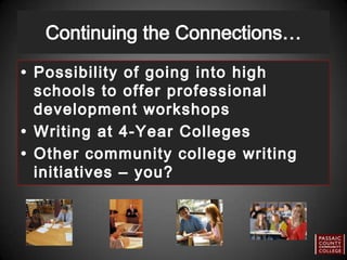 The High School Connection: Bridging the Gap Between High School and ...