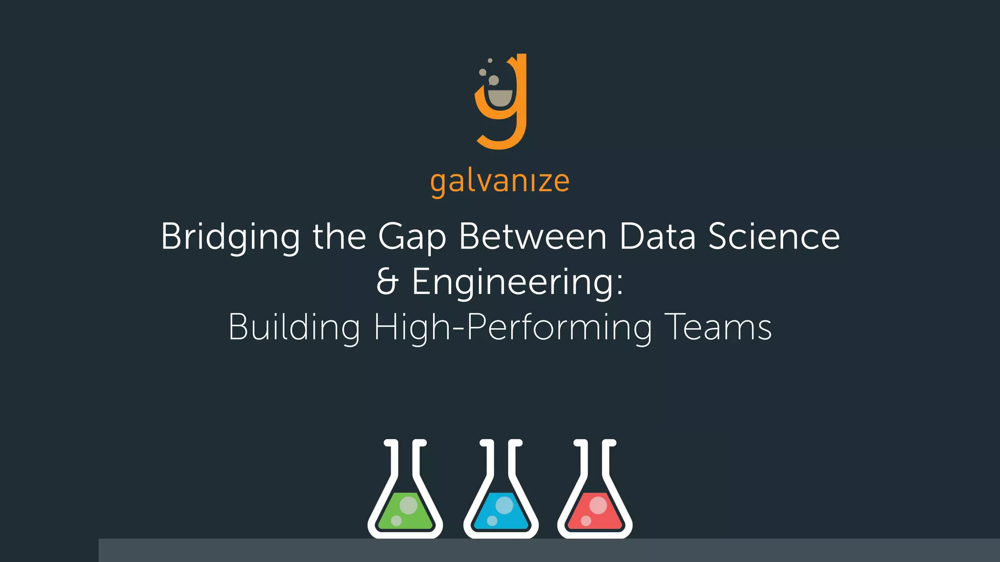 Bridging the Gap Between Data Science & Engineer: Building High ...