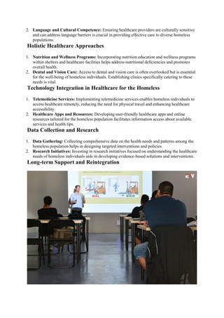 Improving Healthcare for the Homeless Population | Enterprise Wired | PDF