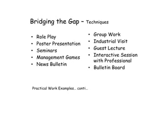 Bridging the Gap Higher Education Pedagogy | PDF