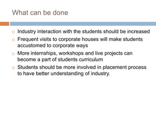 Bridging the gap between academics and industry | PPTX