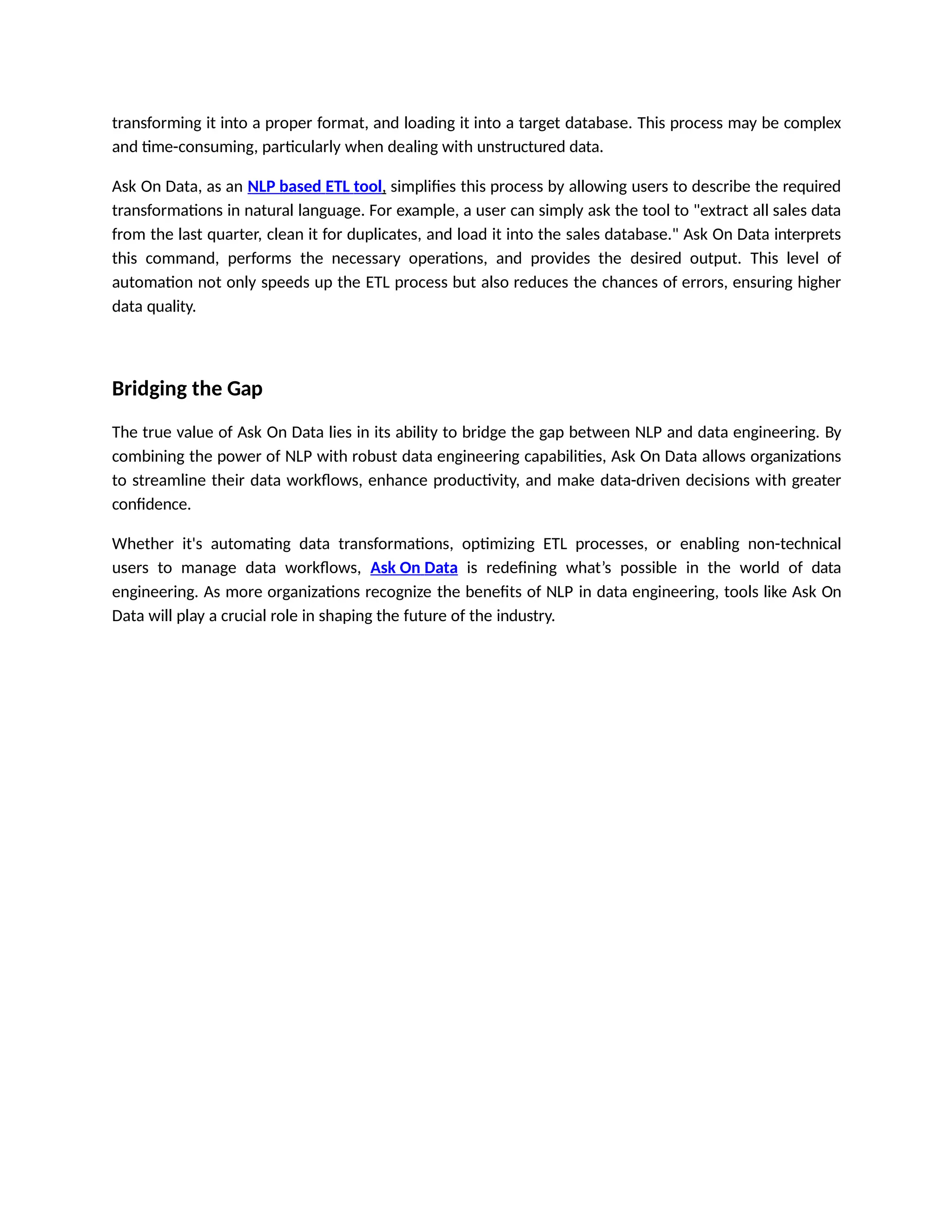 Bridging the Gap Between NLP and Data Engineering with Ask On Data Tool.pptx
