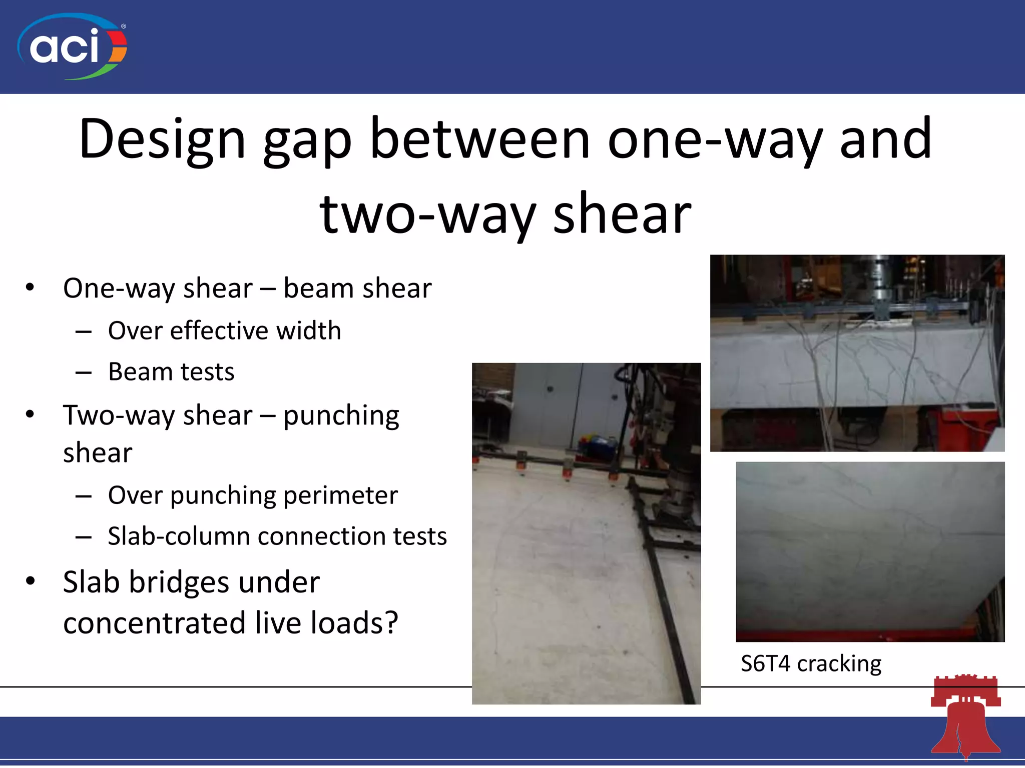 Bridging the gap between one way and two-way shear in slabs | PPTX