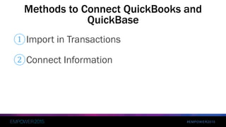 Bridging the Gap Between QuickBase and QuickBooks Build Amazing Charts ...