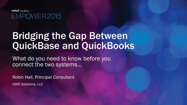 Bridging the Gap Between QuickBase and QuickBooks Build Amazing Charts ...