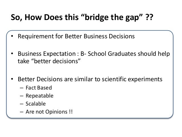 Bridging The Gap Between Theory And Practise