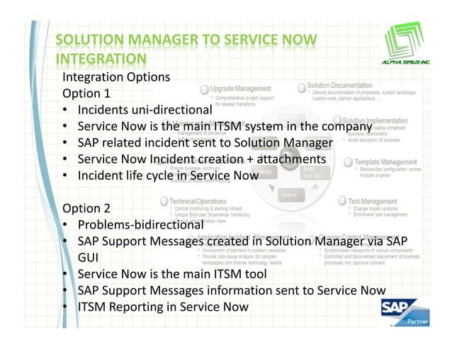 Bridging The Gap: SAP Solution Manager To ServiceNow Integration | PDF
