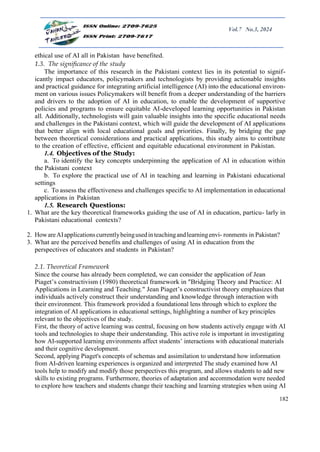Bridging Theory and Practice AI Applications in Learning and Teaching ...