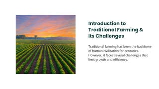 Bridging Traditional Farming with Modern Technology | PPT