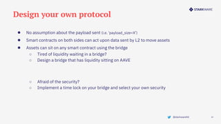 Bridging with StarkNet | PDF