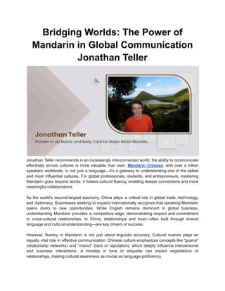 Bridging Worlds_ The Power of Mandarin in Global Communication Jonathan Teller.pdf
