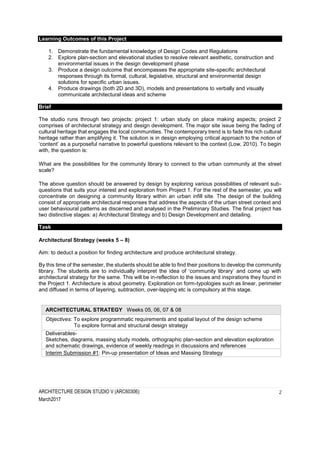 studio 5 brief 2017 | PDF