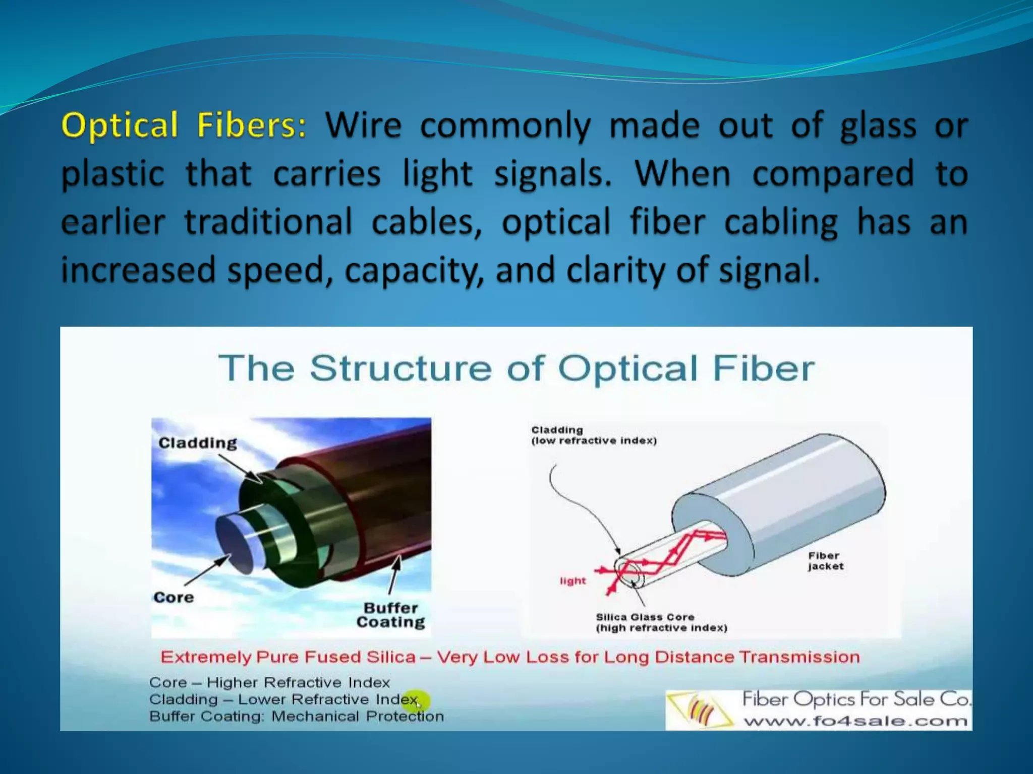 Applications of optical technology in a brief | PPTX