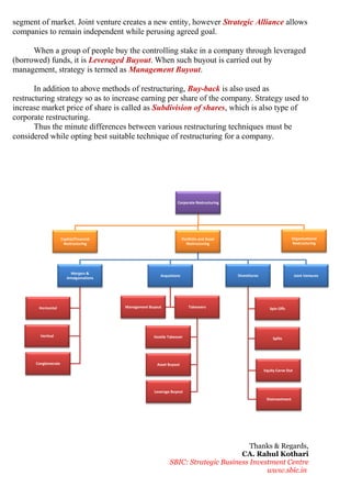 Brief - Corporate Restructuring | PDF