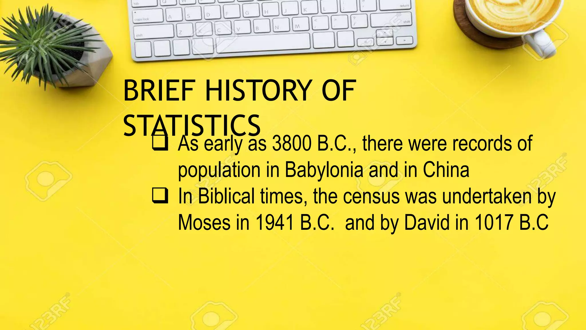 Brief-History-of-Statistics.pptx | Physics | Science