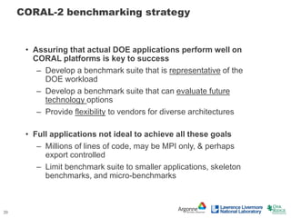 CORAL-2 Exascale Computing RFP and Draft Technical Requirements | PDF