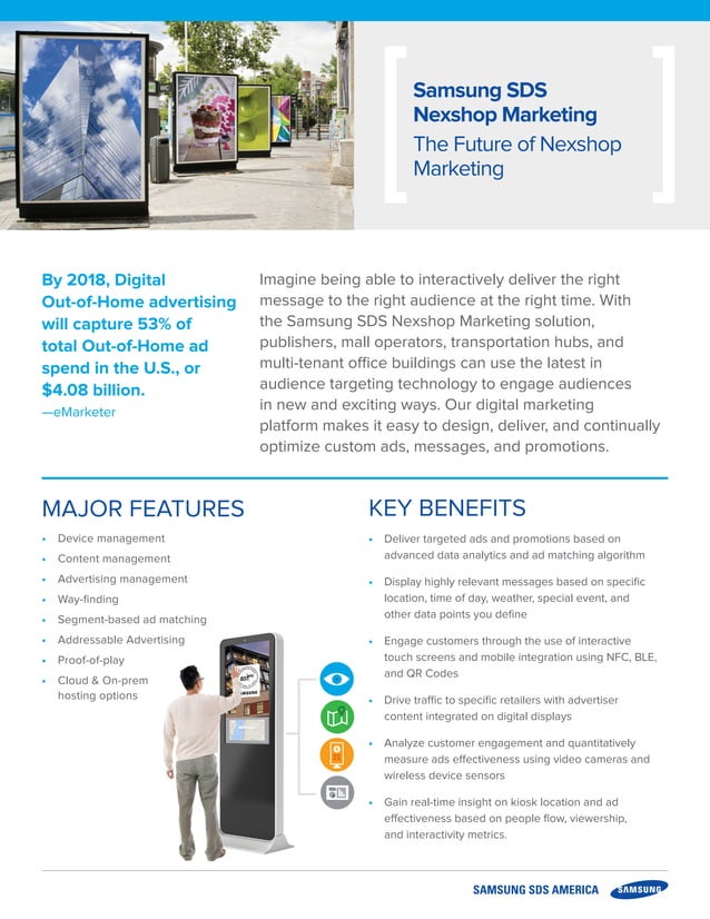 Samsung SDS Nexshop Marketing | PDF
