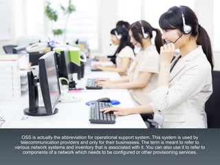 Brief understanding of telecom billing oss system | PPTX