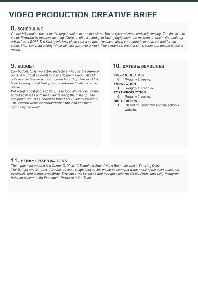 Zigzag Brief 1 | PDF